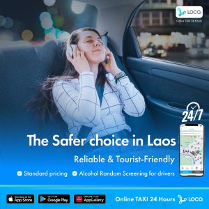 The largest 24 hrs ride-hailing and taxi in Laos - LOCA Laos