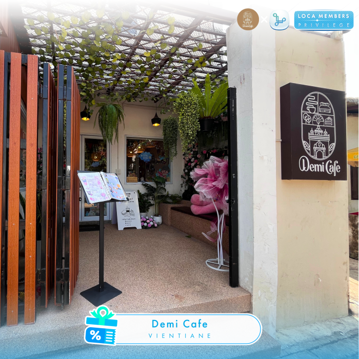 Demi Cafe - A Must-Try Relaxing Spot - LOCA Laos