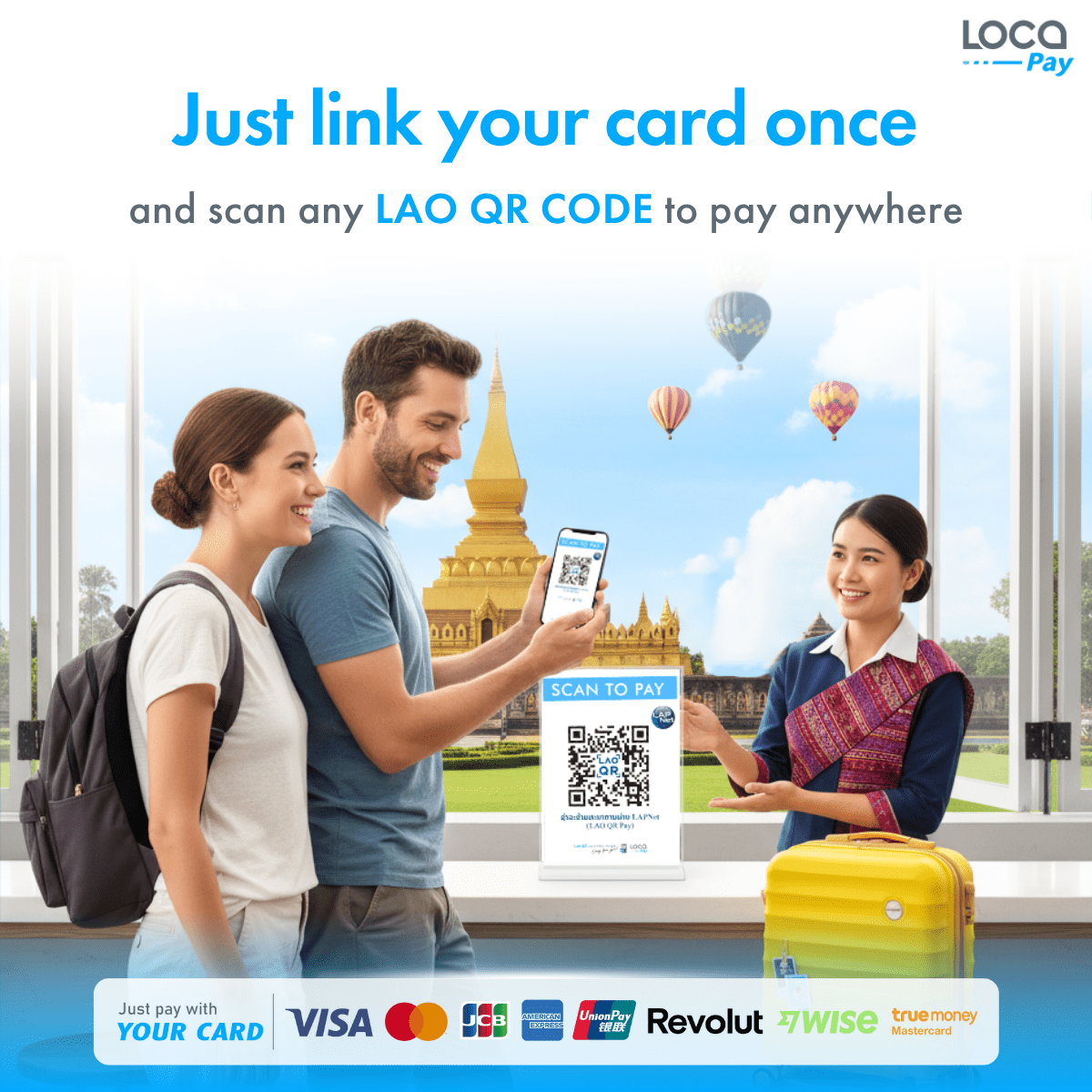 Pay Like a Local with LOCA PAY - From your card to every LAO QR Code - LOCA Laos