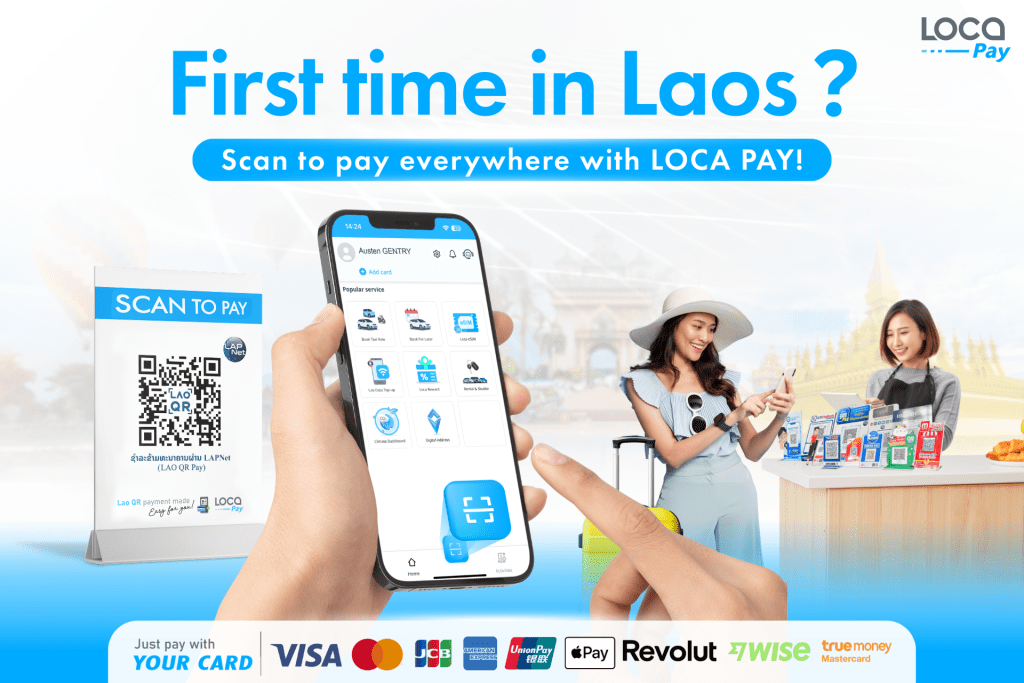 Pay in Laos Like a Local With Credit Card via LAO QR | LOCA PAY