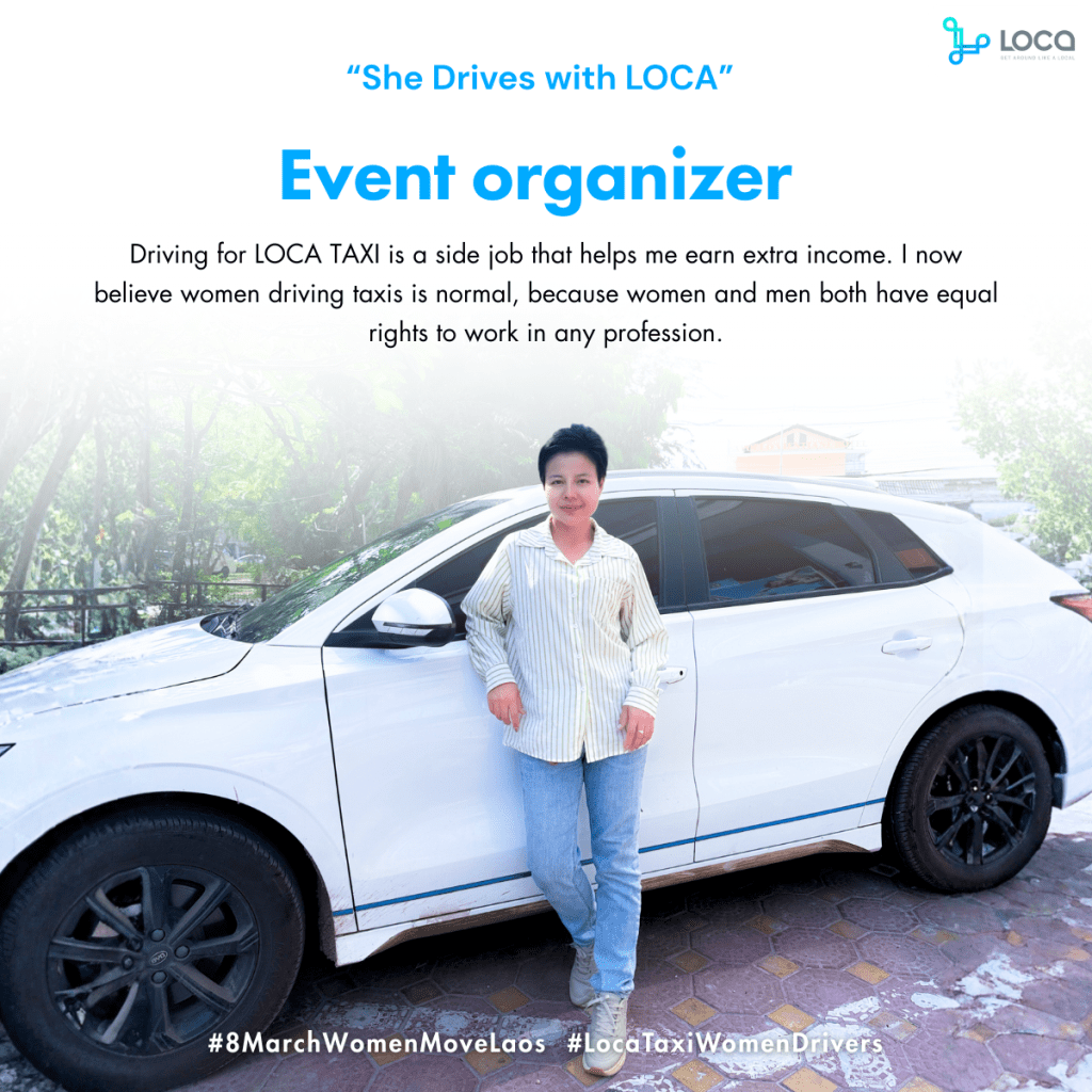 "She Drives with LOCA" A New Opportunity for Women in Laos - LOCA Laos